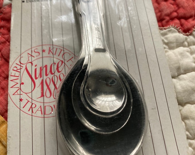 Vintage ECKO Stainless Steel Metal Nesting Measuring SPOONS - Etsy