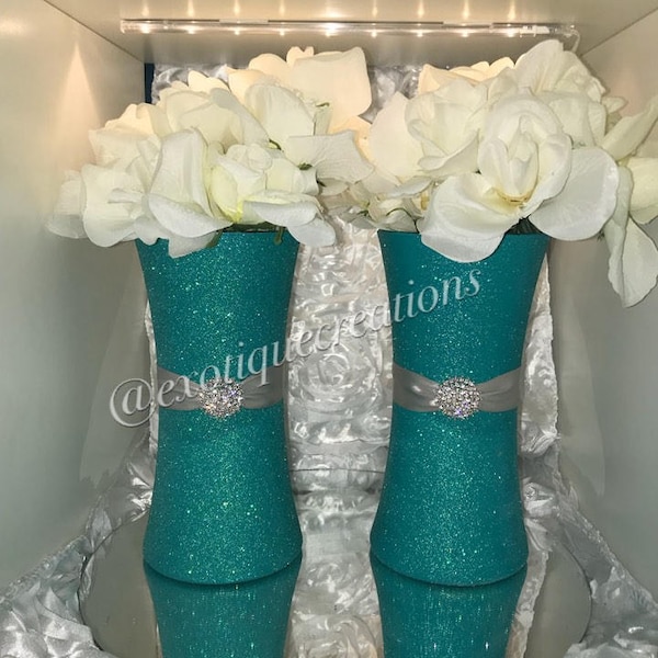 Silver Centerpieces - Etsy