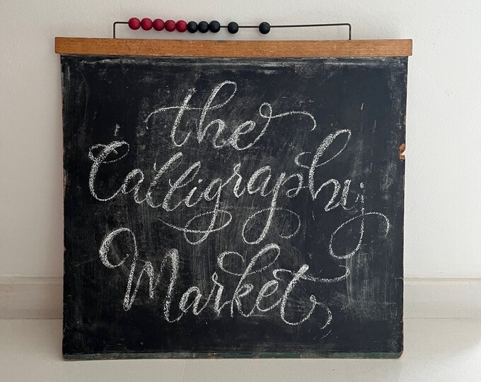 Vintage 2 Sided Slate Board School Personal Chalk Board Slate - Etsy