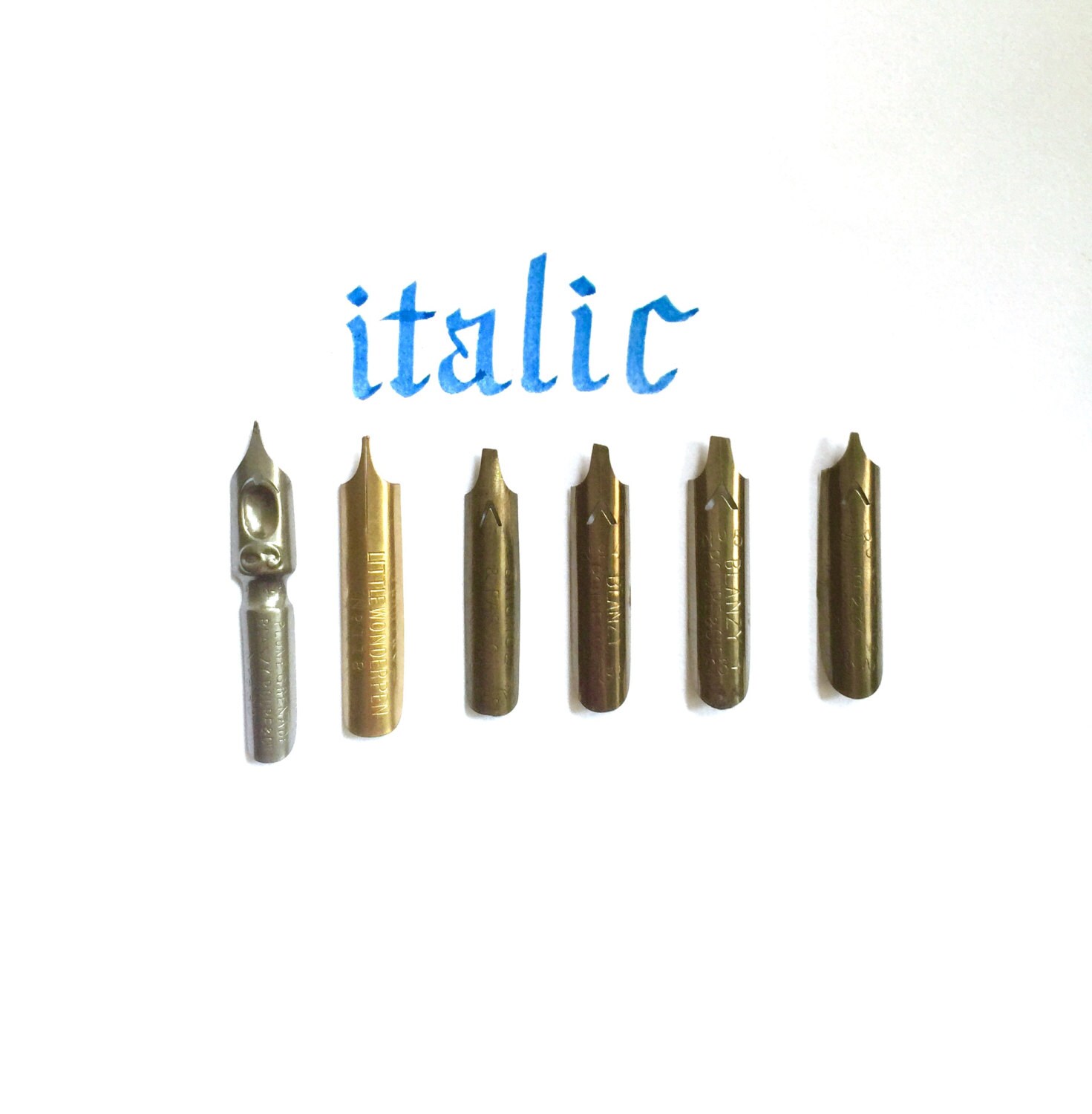 Italic Nibs Series | Etsy