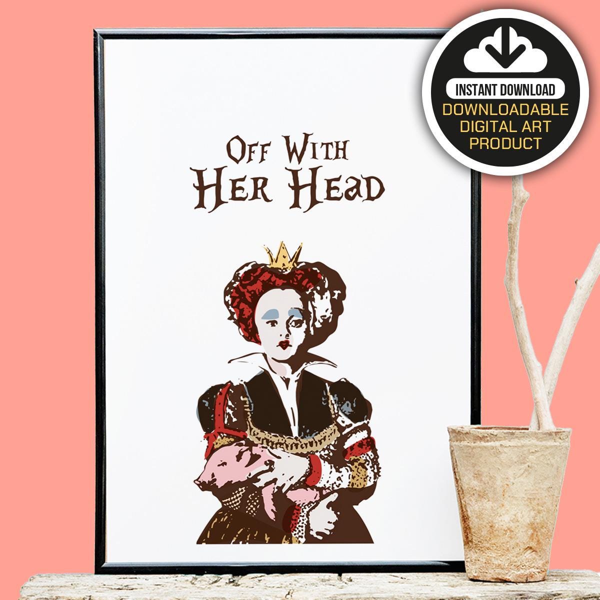 Red Queen Poster, Alice in Wonderland, Helena Bonham Carter ...