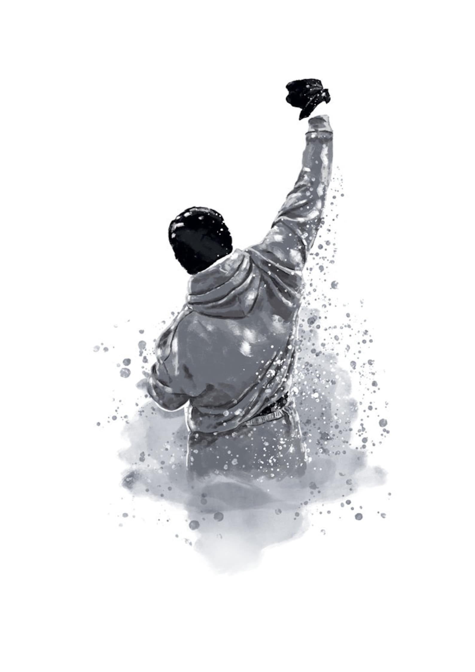 Rocky Balboa Art Poster, Movie Poster, Cult Original Art Poster ...