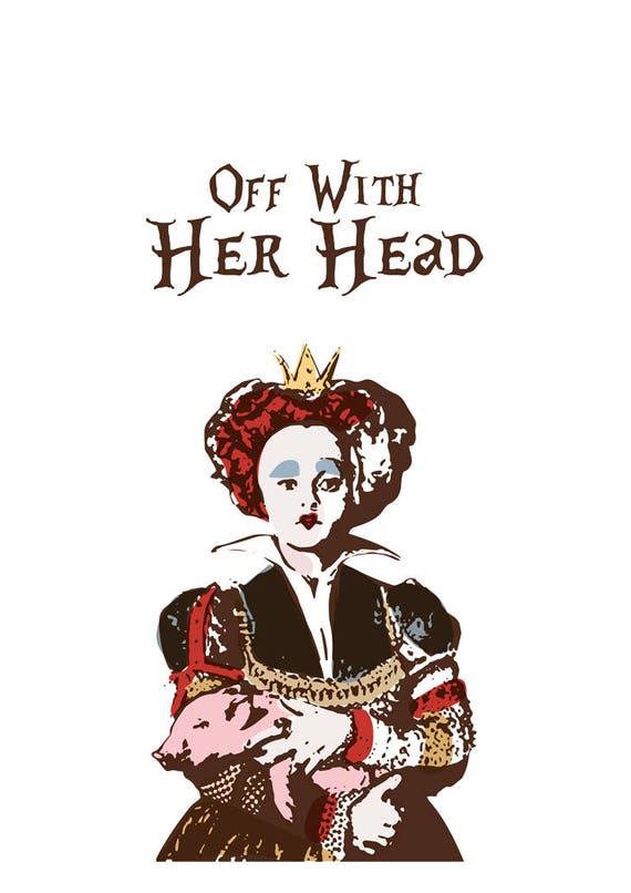 Alice In Wonderland Red Queen Drawing