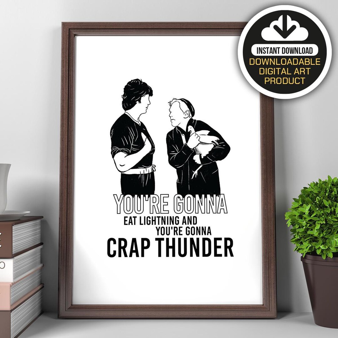 Rocky Funny Poster, Movie Poster, Cult Original Art Poster ...