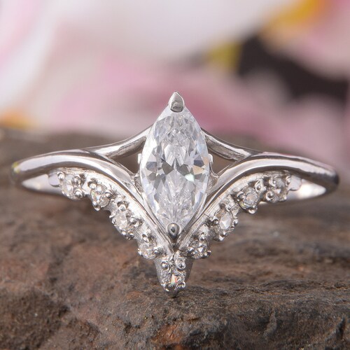 Dainty & Simple 925 Sterling Silver Promise Ring for Her - Etsy