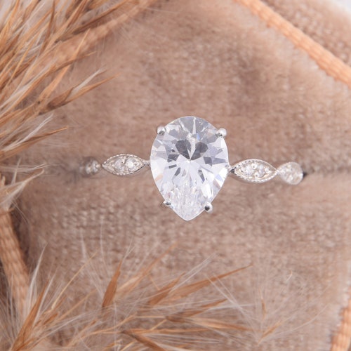 Dainty & Simple 925 Sterling Silver Promise Ring for Her - Etsy