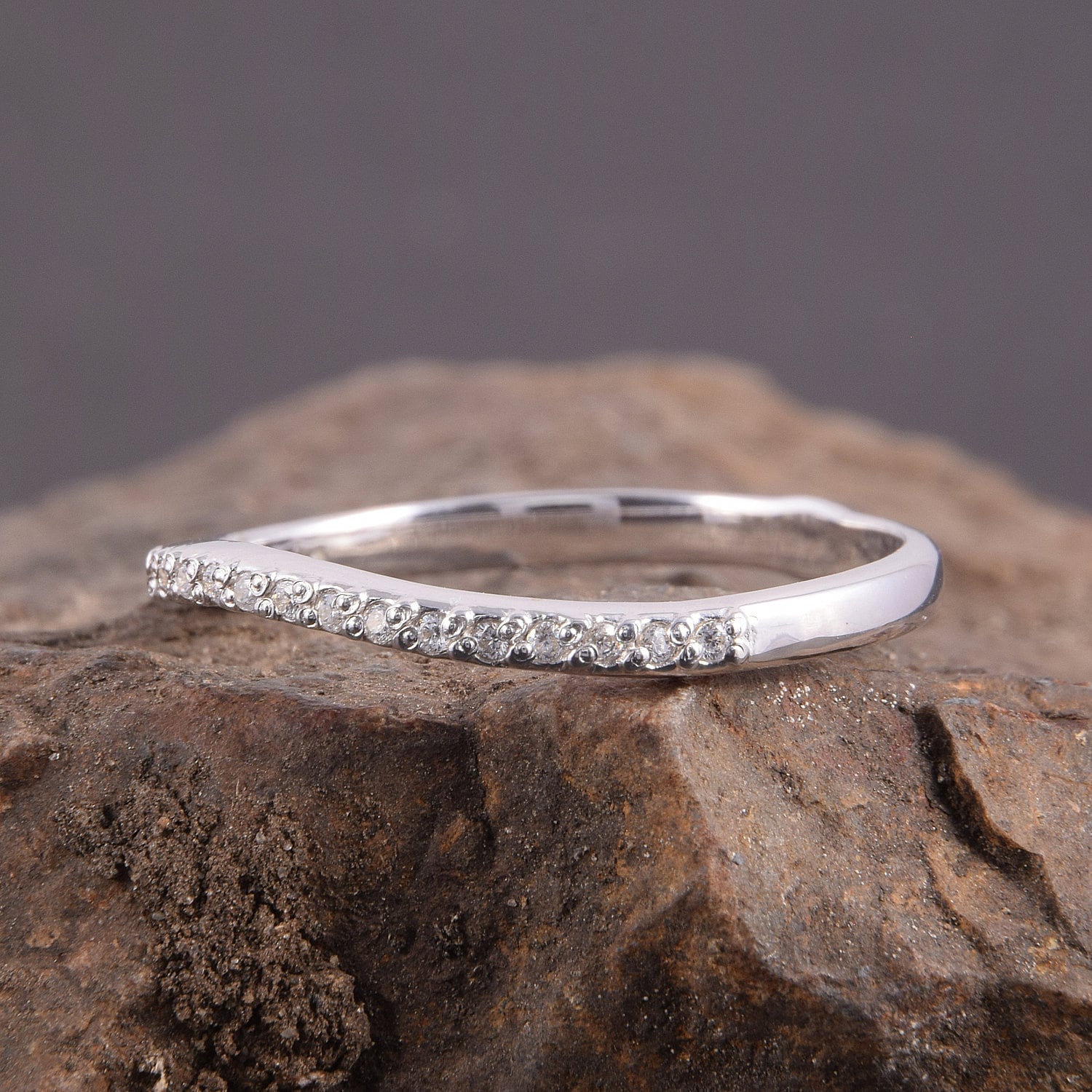 Silver Wedding Rings Wedding Rings Set 2 Bridal Rings Set | Etsy