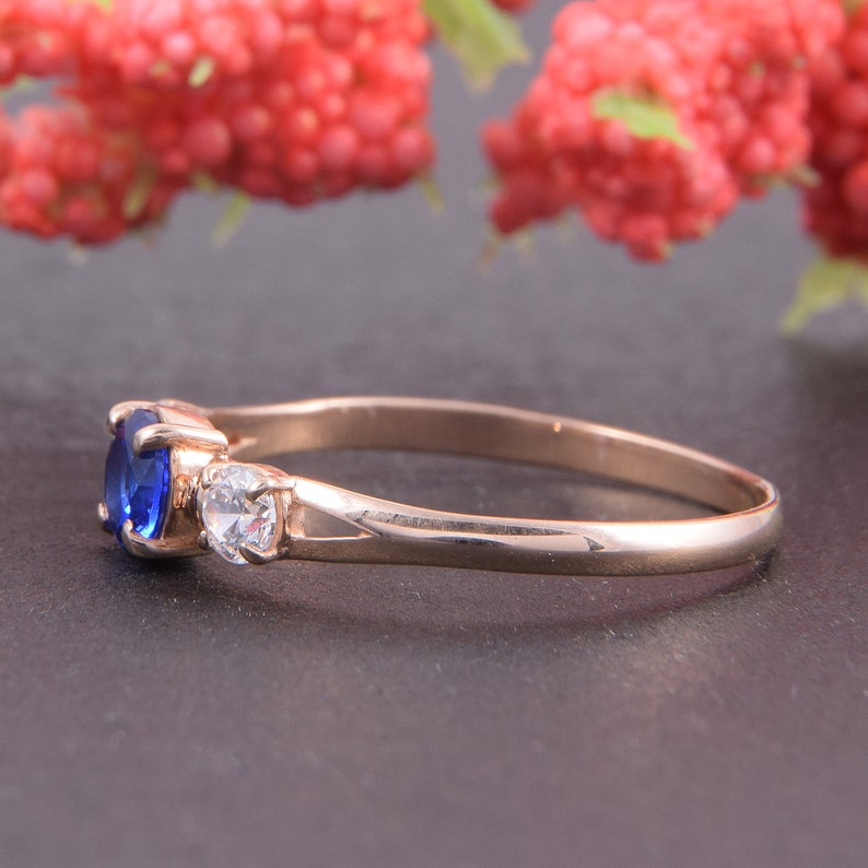 Sapphire Ring Blue Sapphire Ring Promise Ring Promise Ring | Etsy