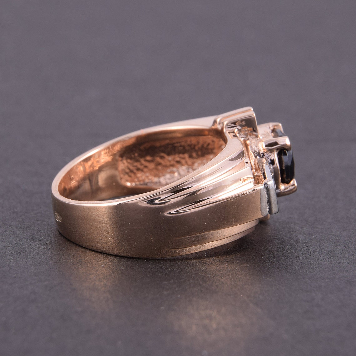 14k Gold Ring Men Unique Ring Men Gold Signet Ring Men - Etsy