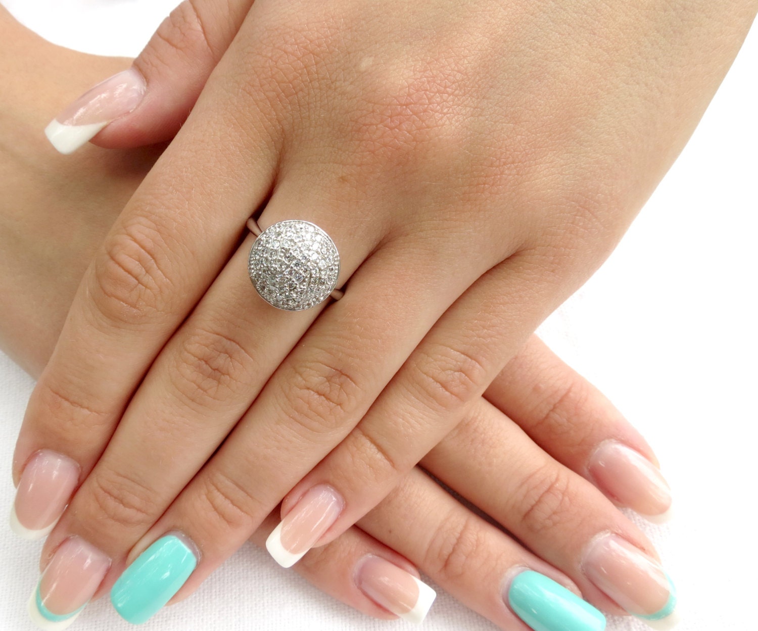 Circle Ring, Round Ring, Multistone Ring, Geometric Ring, Cubic ...