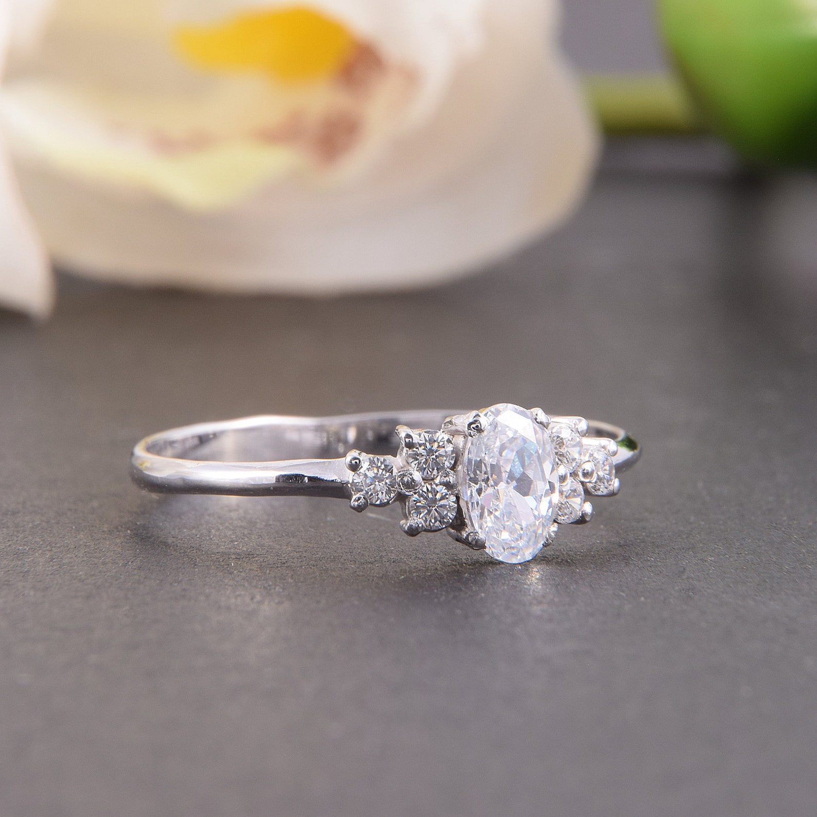Dainty & Simple 925 Sterling Silver Promise Ring for Her - Etsy