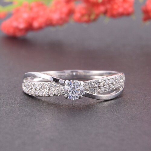 Simple & Dainty Sterling Silver Promise Ring for Her Small - Etsy