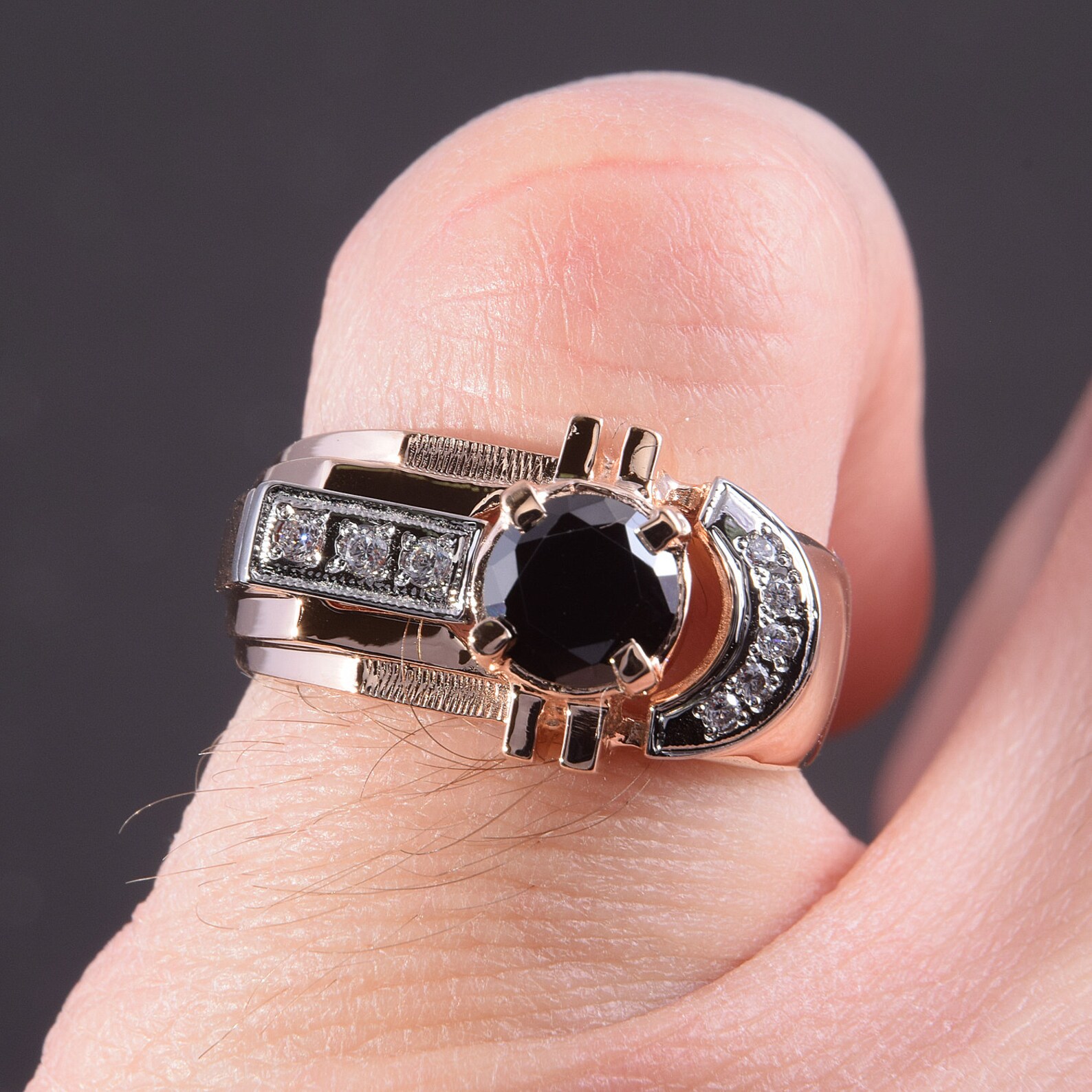 14k Gold Ring Men Unique Ring Men Gold Signet Ring Men - Etsy