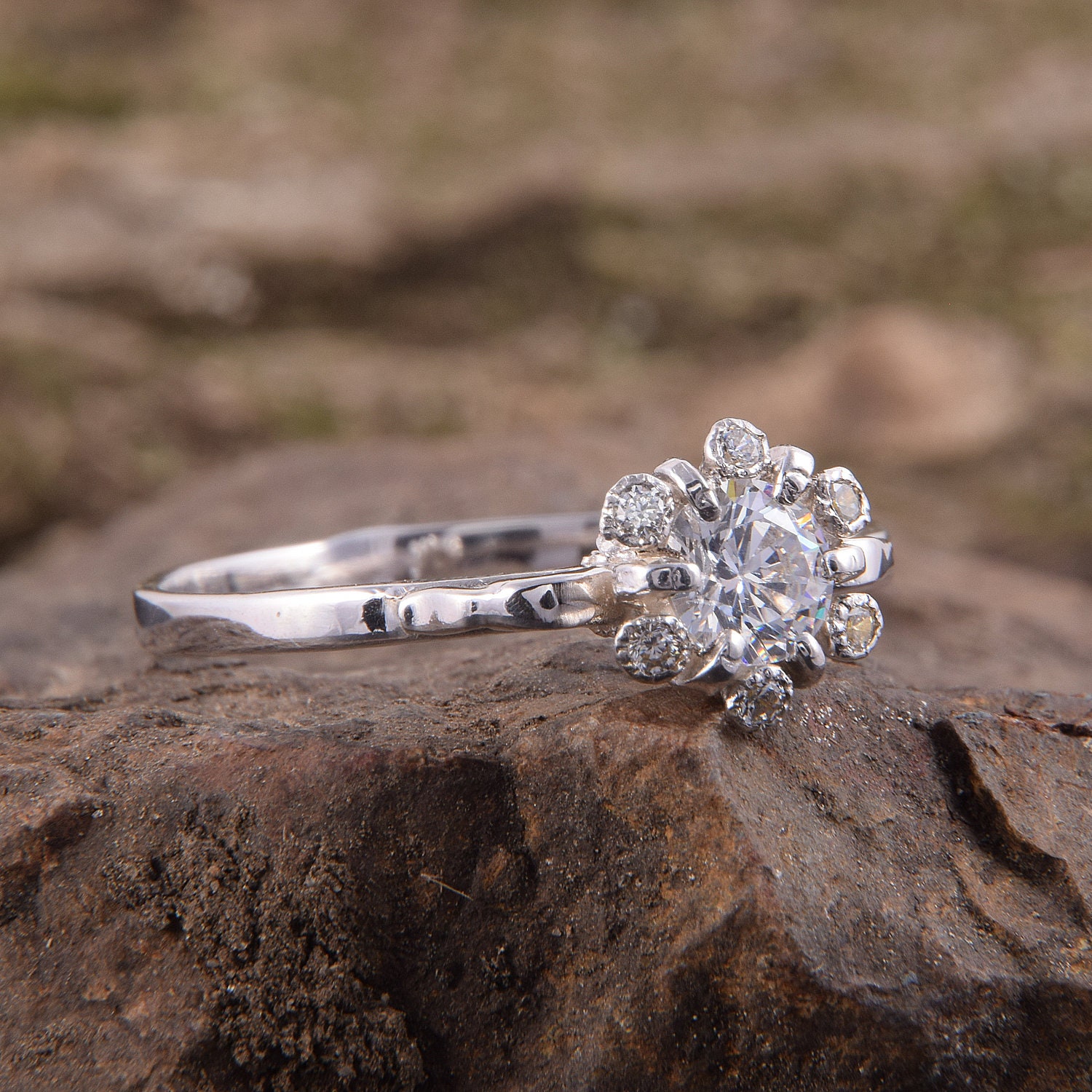 Victorian engagement ring Antique style ring Women | Etsy