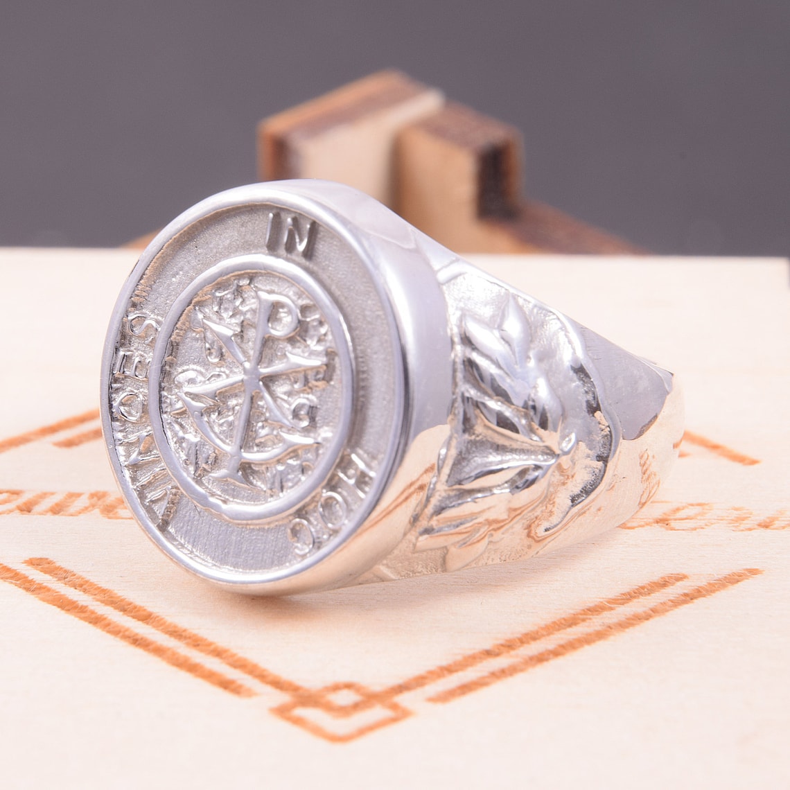 Silver Ring Men Signet Ring Men Ring Silver Signet Ring - Etsy