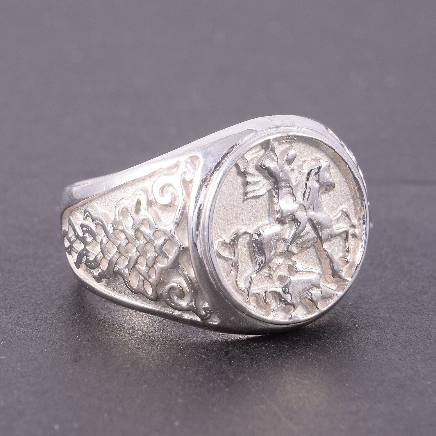 Statement Ring Men Statement Ring Man Ring Silver Signet - Etsy