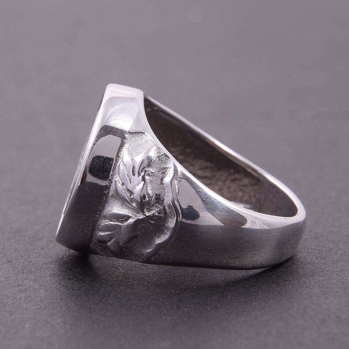 Silver Ring Men Signet Ring Men Ring Silver Signet Ring - Etsy