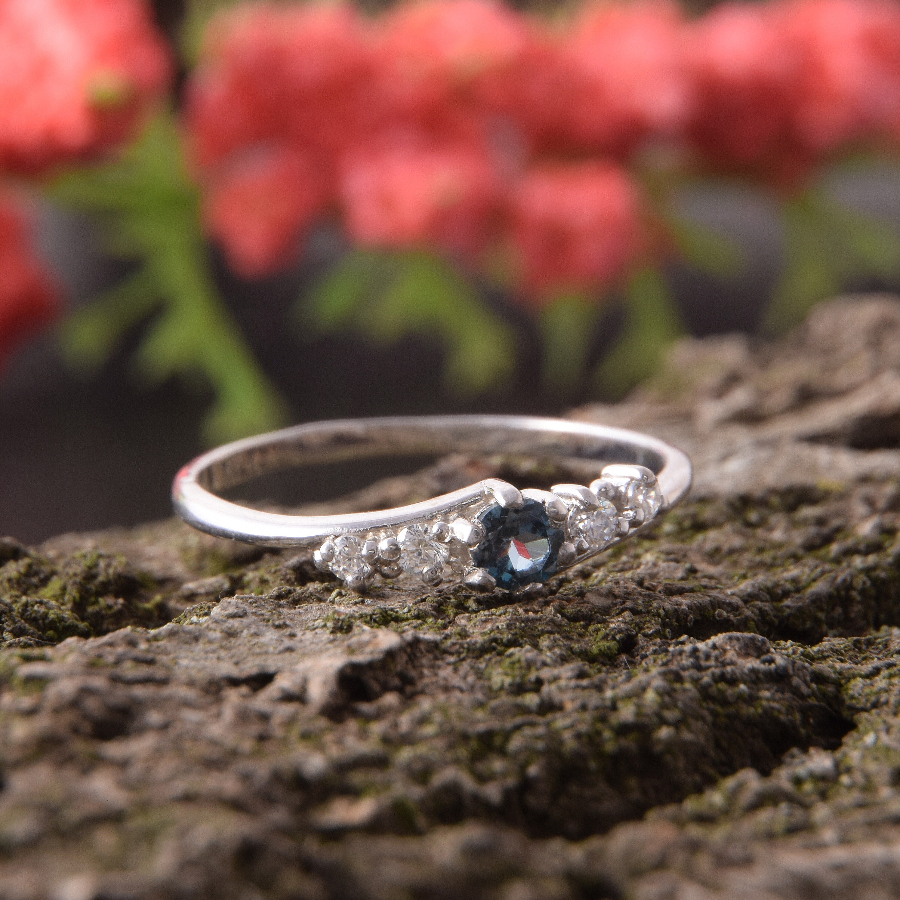 Women promise ring Topaz ring Elegant ring Delicate ring | Etsy