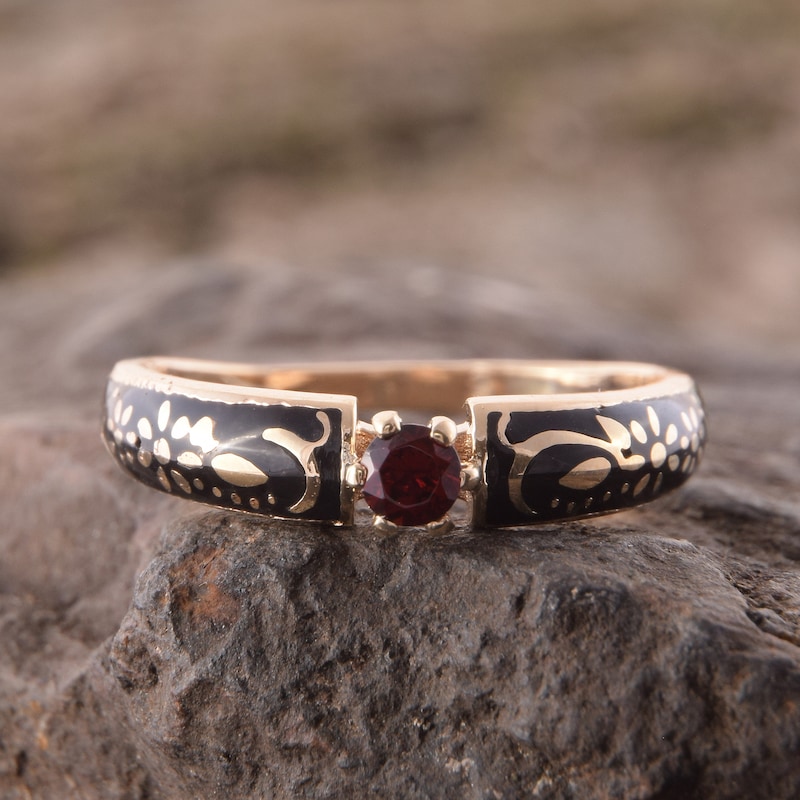 Enamel Rings for Women - Etsy