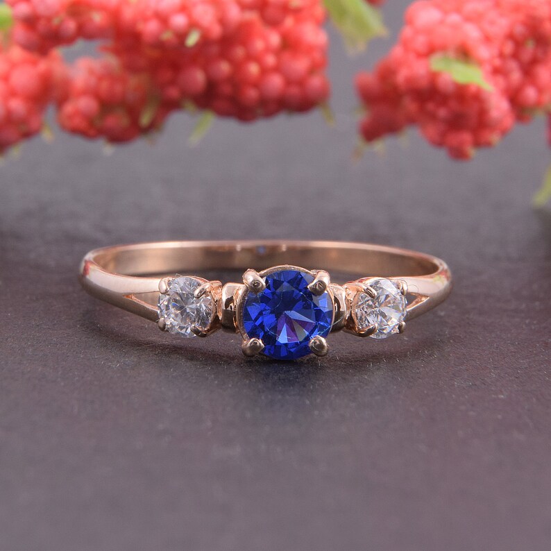 Sapphire Ring Blue Sapphire Ring Promise Ring Promise Ring | Etsy