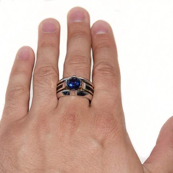 Big men ring Wide men ring Gold men ring Signet men ring | Etsy