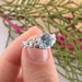 Unique Topaz Engagement Ring Art Deco Engagement Ring Blue - Etsy