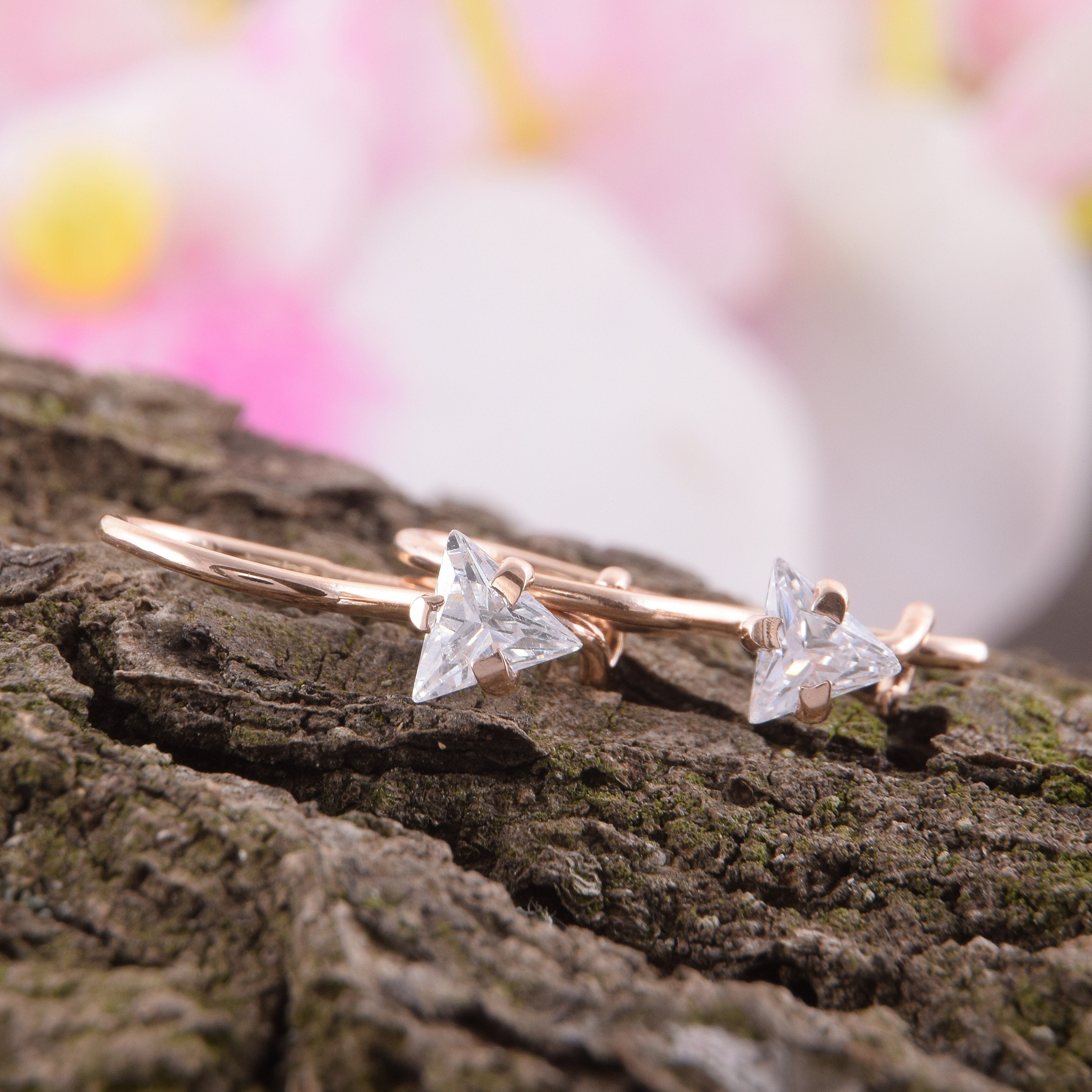 Tiny Earrings Petite Earrings Dainty Earrings Delicate - Etsy