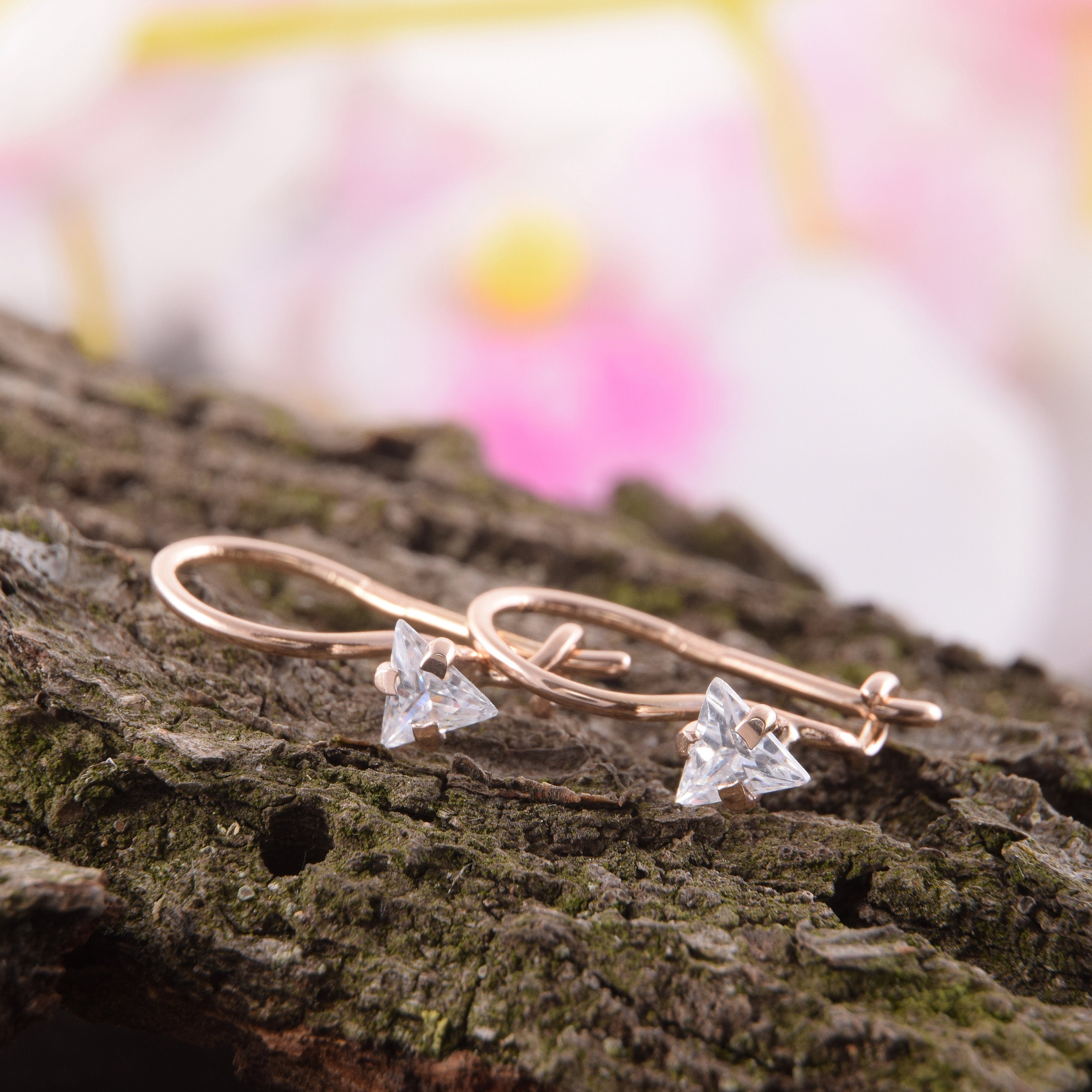 Tiny Earrings Petite Earrings Dainty Earrings Delicate - Etsy