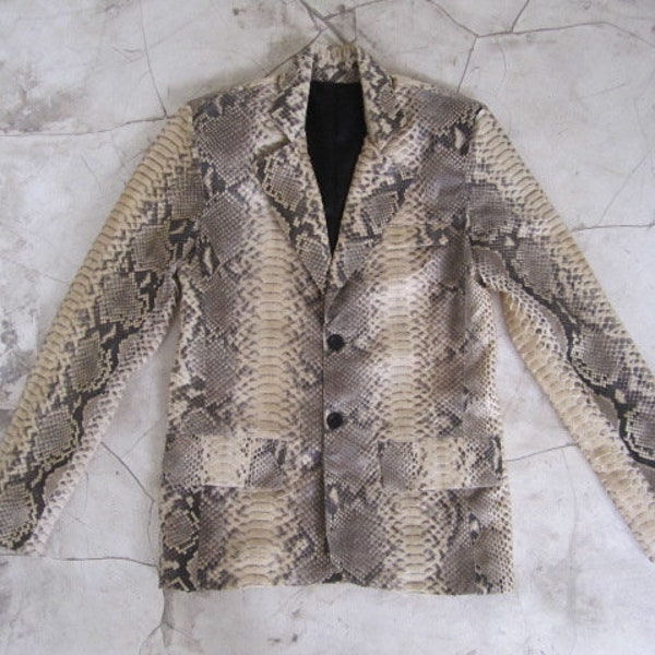 Cream Leather Jacket - Etsy