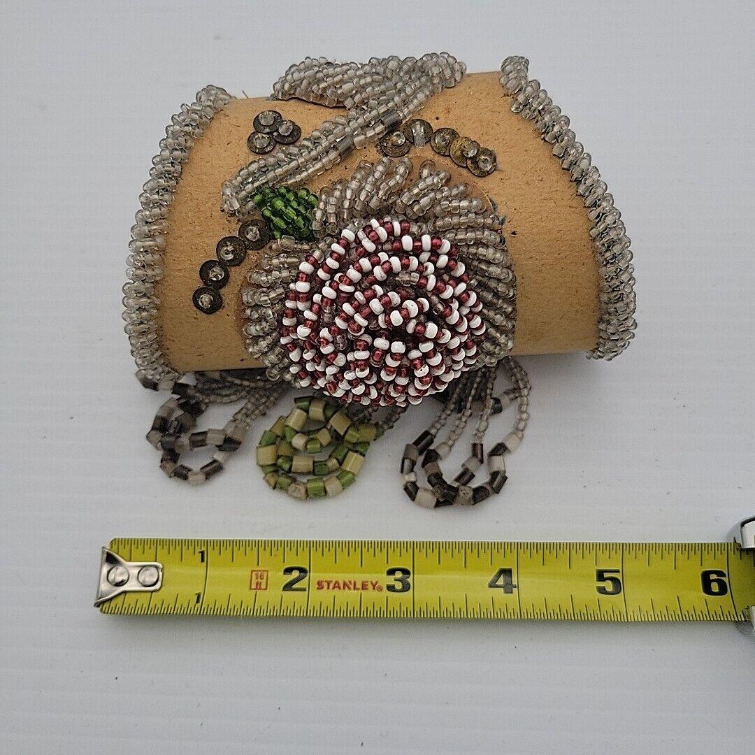 Vintage Antique Iroquois Mohawk Native American Hand Beaded Souvenir ...