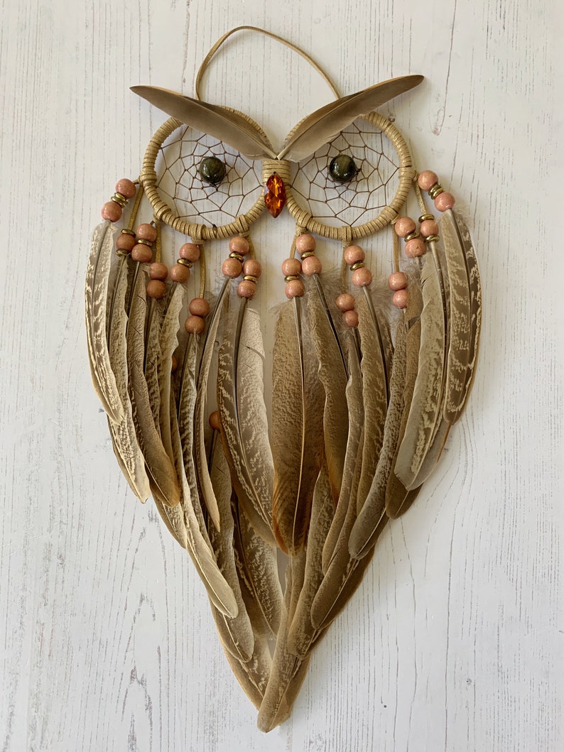 Bena Owl Dreamcatcher owl dream catcher large dream | Etsy