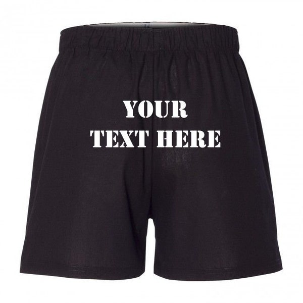 Custom Boxer Shorts - Etsy