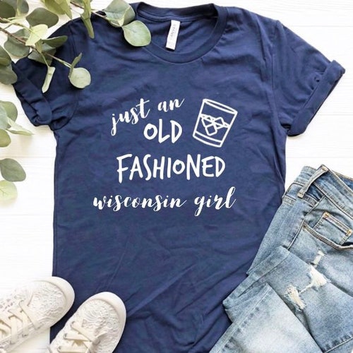 Just an Old Fashioned Wisconsin Girl Triblend Shirt - Etsy