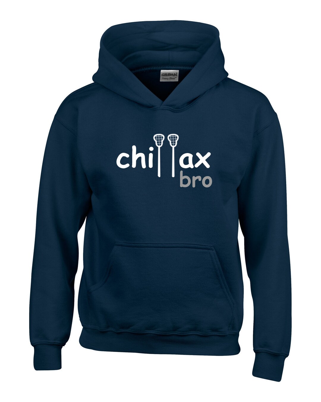 Chillax Bro Lacrosse Hoodie, Mens - Etsy