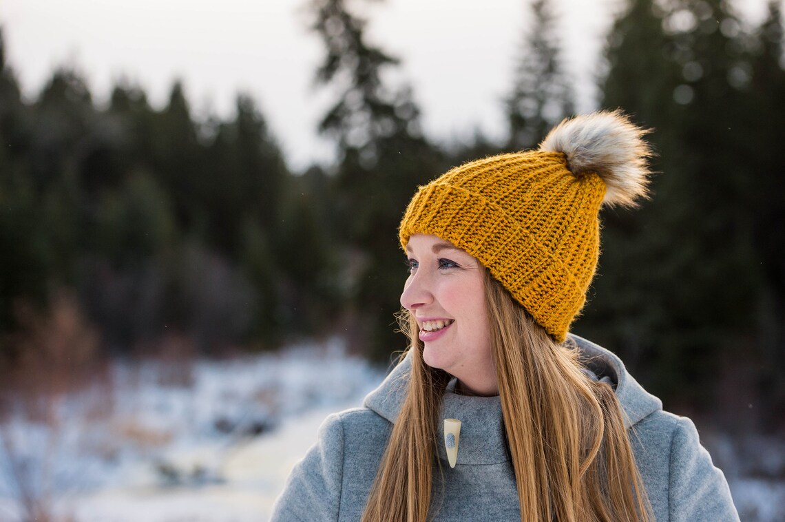 Slouchy Double Brim Toque Crochet - Etsy Canada