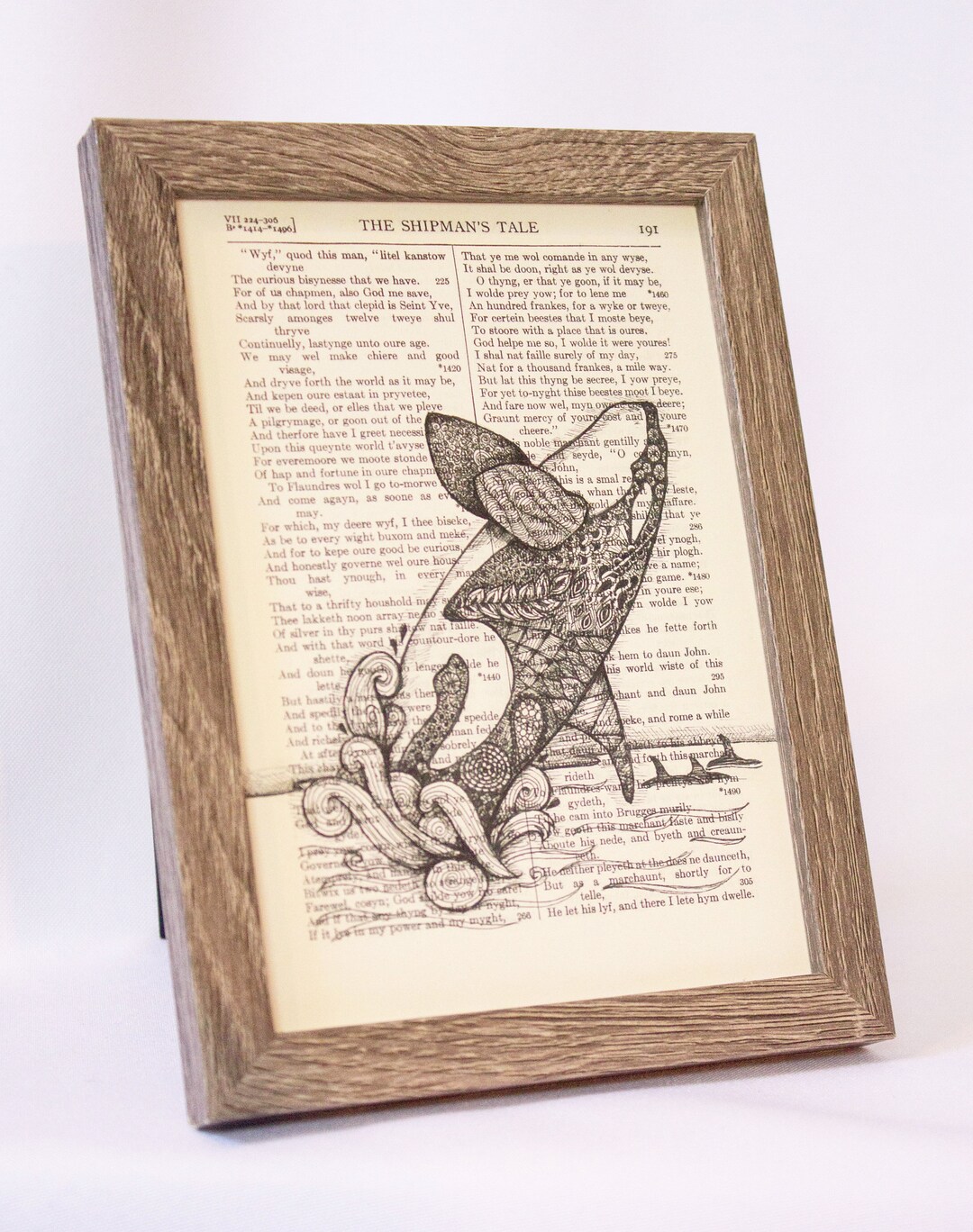 The Shipman's Tale - Orca, Orca Art, Whale Art, Whale, Chaucer Art ...