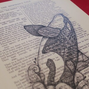 The Shipman's Tale - Orca, Orca Art, Whale Art, Whale, Chaucer Art ...