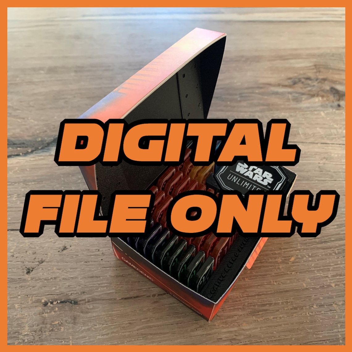 Digital File - Star Wars Unlimited SWU Soft Box Gamegenic Token Tray ...