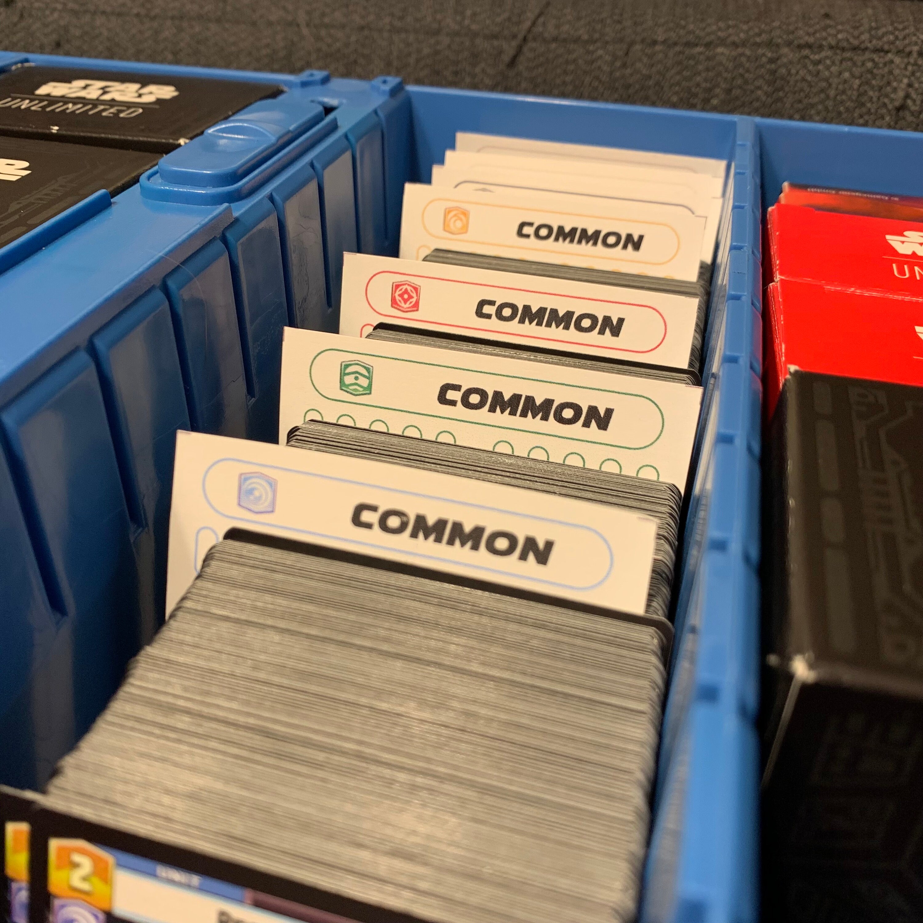 Printable Card Dividers for SWU Unlimited Trading Card Game Slim Ink ...