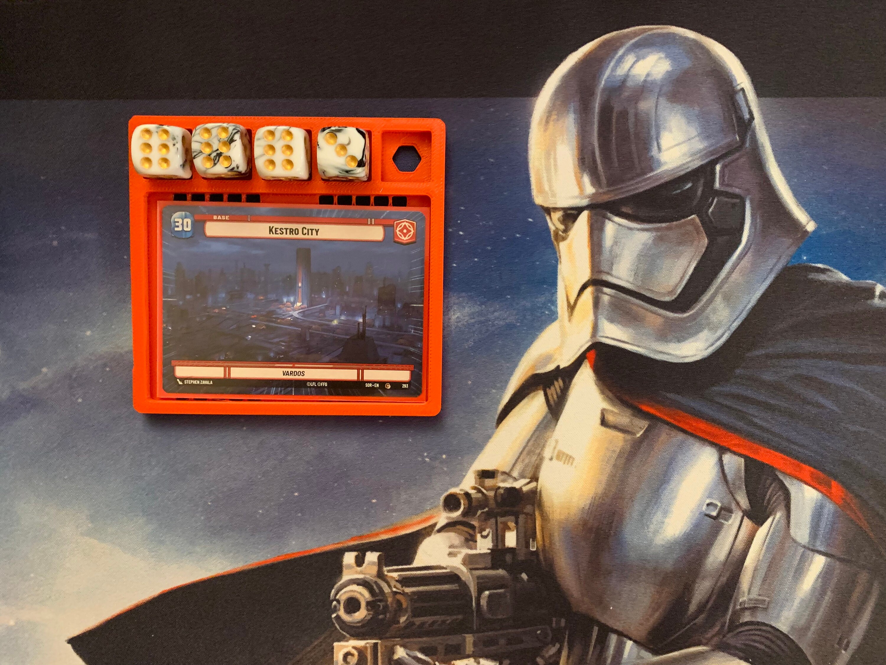 Star Wars Unlimited SWU Base Holder Board for Use With D6 - Etsy