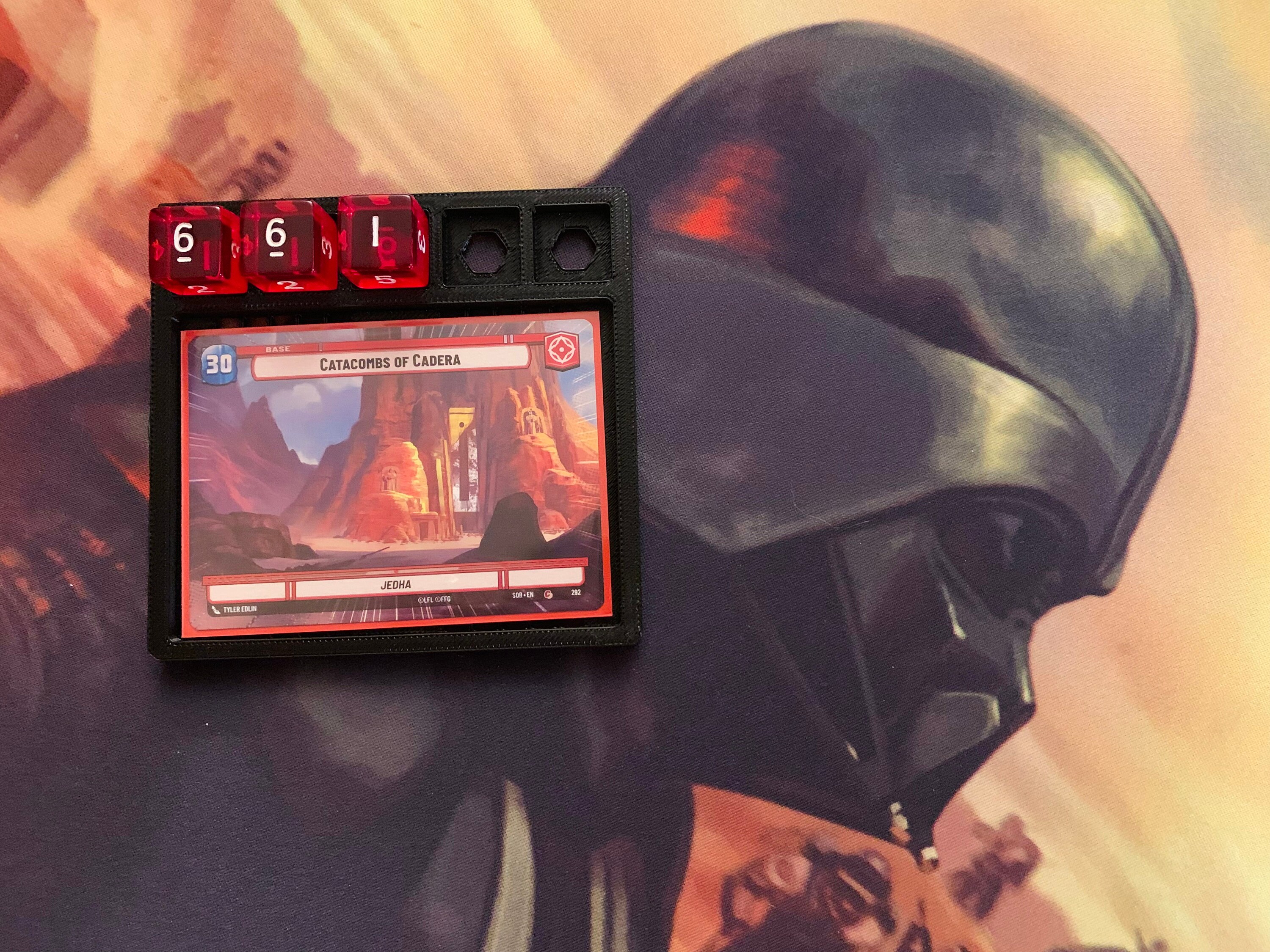 Star Wars Unlimited SWU Base Holder Board for Use With D6 - Etsy