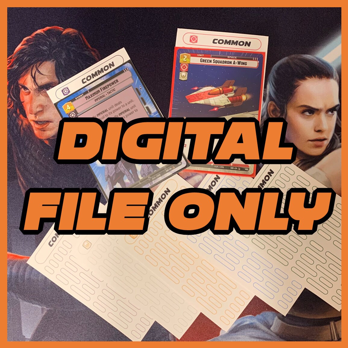 Printable Card Dividers for SWU Unlimited Trading Card Game Slim Ink ...