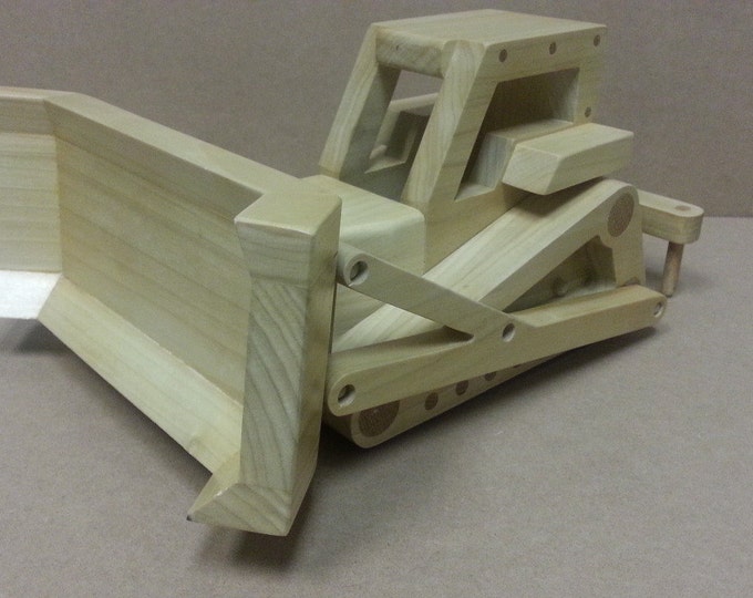 Wood Toy Plan Bulldozer - Etsy