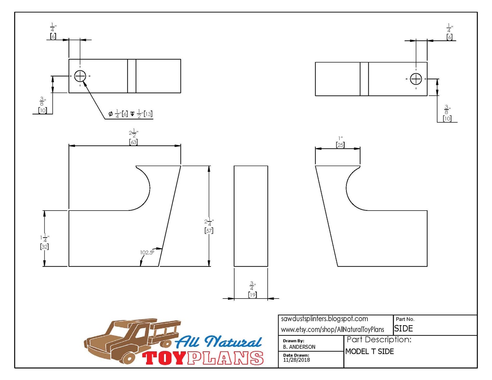 Small Vehicle: Model T - Plan - Etsy