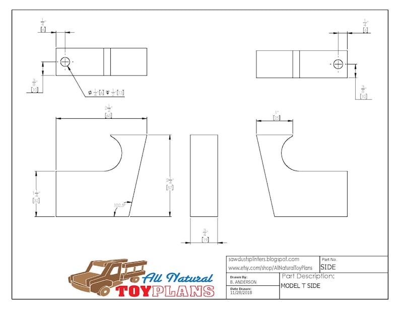 Small Vehicle: Model T - Plan - Etsy