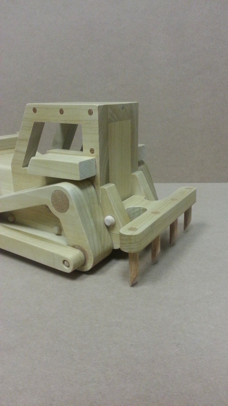Wood Toy Plan - Bulldozer - Etsy