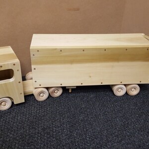 Wood Toy Plan - Cab Over With Box and Tanker Trailers - Etsy
