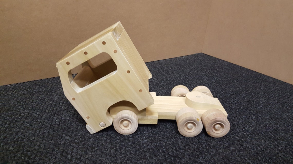 Wood Toy Plan - Cab Over With Box and Tanker Trailers - Etsy