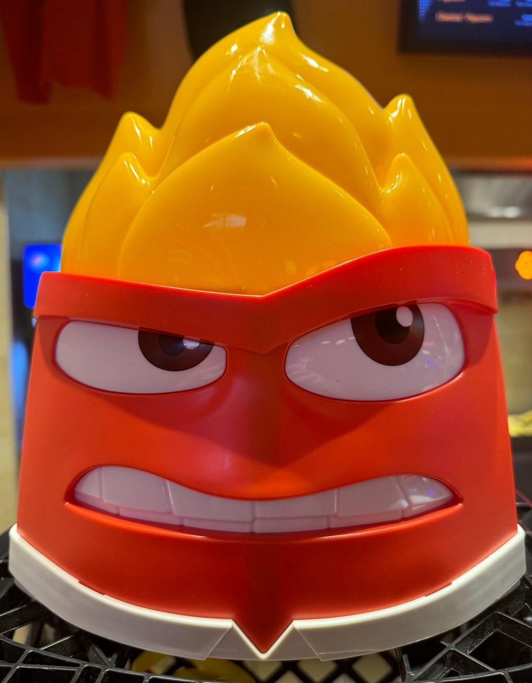 Inside Out 2 Anger Plastic Popcorn Bucket Regal Exclusive Movie 2024 ...