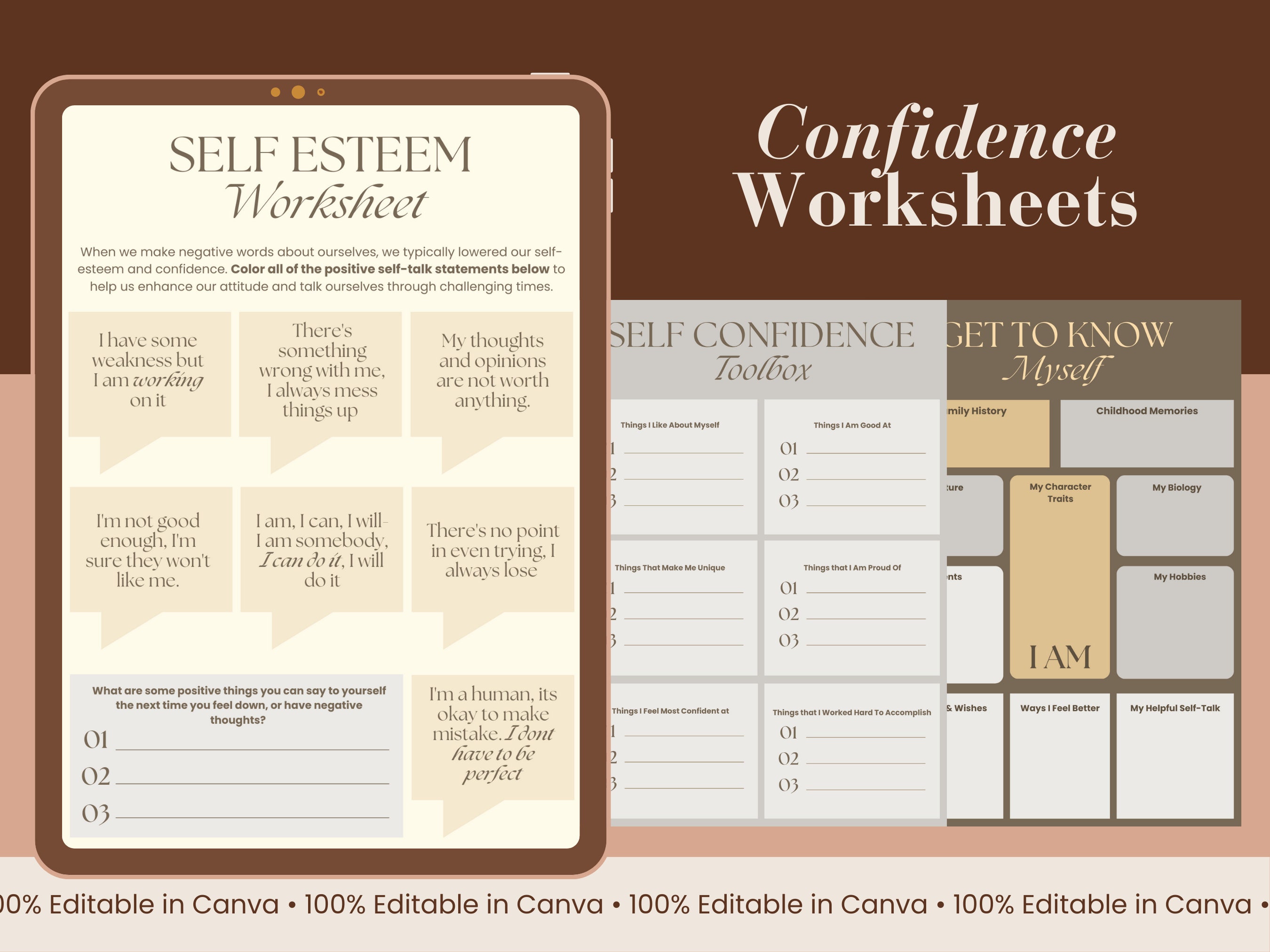 WORKSHEETS Confidence Worksheets Done for You Worksheets Content for ...